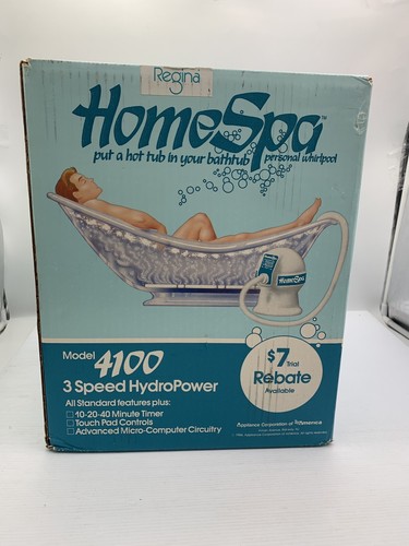 Home Spa Model 4100 Hydro Powered Personal Bathtub Whirlpool Spa ...