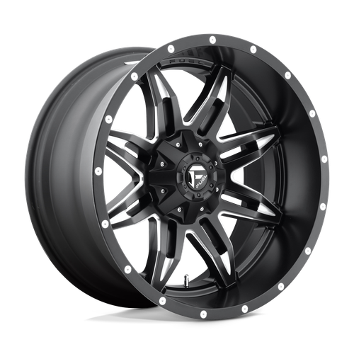 20x9 Fuel D567 Lethal Matte Black & Milled Wheel 6x135/6x5.5 (20mm ...
