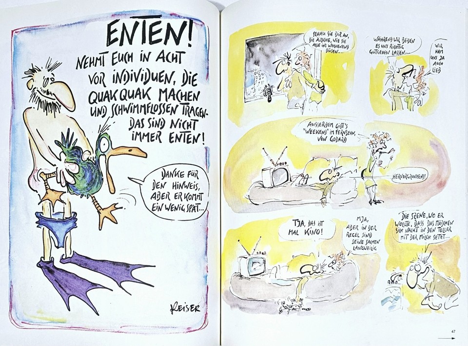 Jean-Marc Reiser Phantasien Comic Cartoon Obszön Vulgär Satire Sarcasm ...