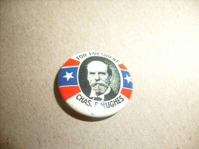 Chas E Hughes for President Campaign Button Pinback Kleenex 1968 ...