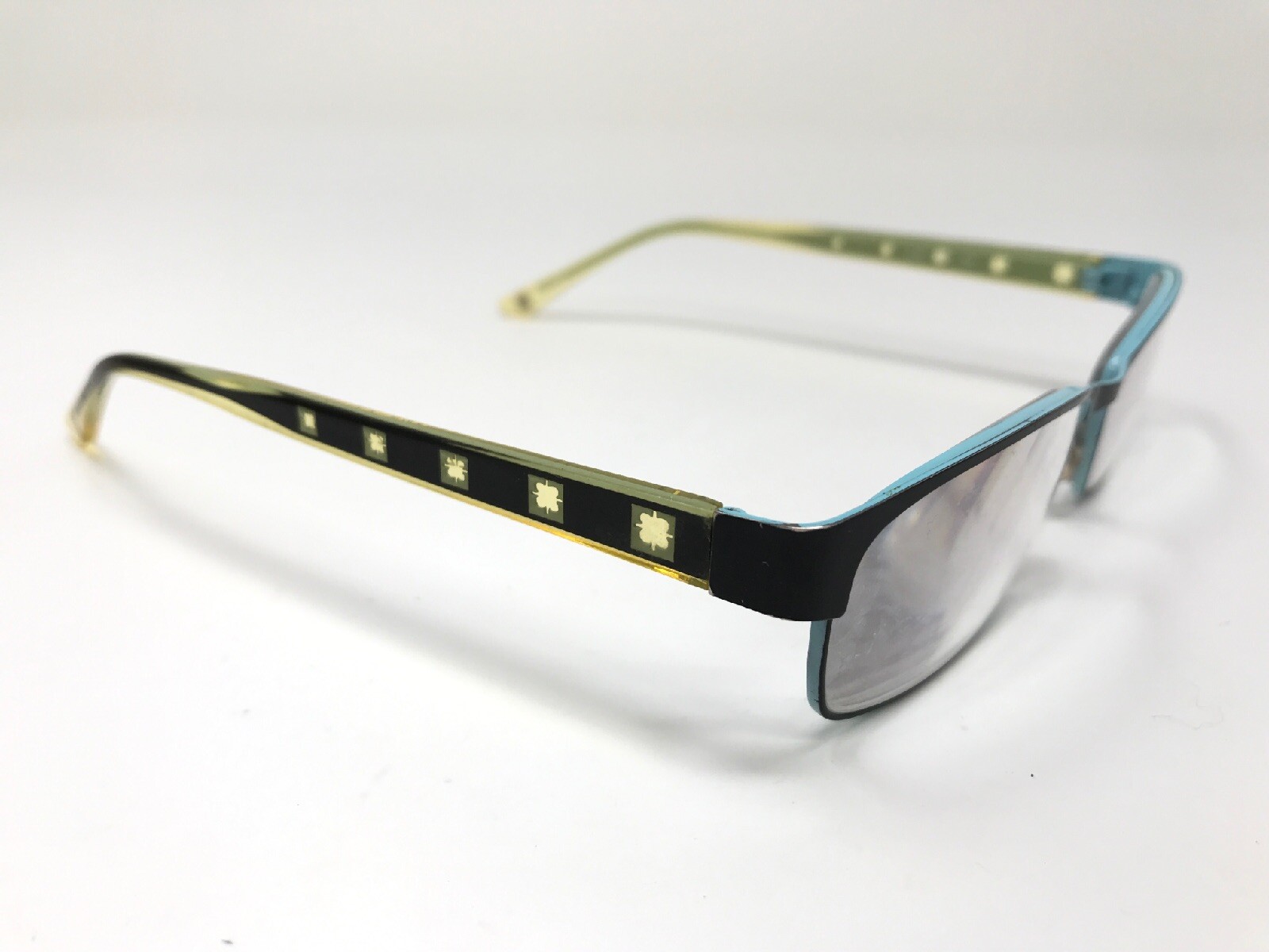 LIZ CLAIBORNE L362 01S6 Eyeglasses Frame 54-16-135 Black/Green Polish ...