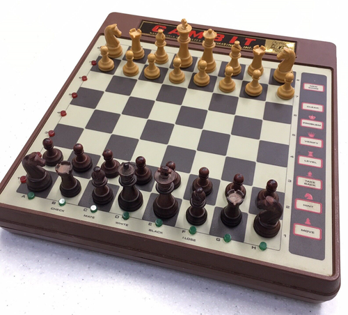 Fidelity Gambit Electronic Chess Challenger Vintage Computer Game 6084 ...