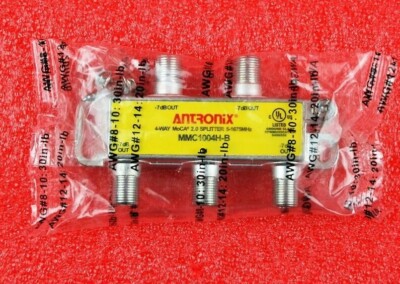 4 WAY ANTRONIX MMC1004H MOCA 2.0 SPLITTER FIOS FRONTIER VERIZON NEW #O ...
