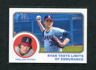 2022 Topps Heritage High All Aboard Nolan Ryan Insert Complete Your Set ...