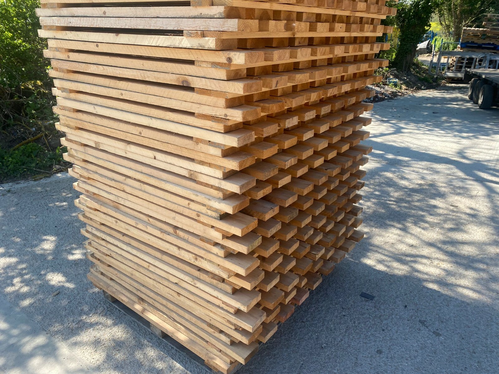 Heavy Duty Pallet Racking Slatted Timber Wood Decking Boards (Brentwood ...