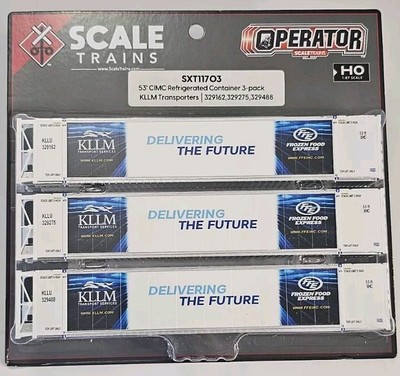 SXT11703 Scaletrains KLLM 53' Reefer Containers | eBay