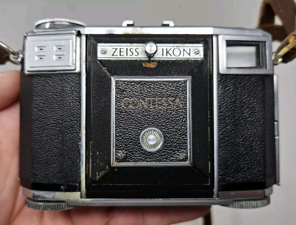 Zeiss Ikon Contessa 35 35/45mm Camera W/ Case & Strap Made In Germany ...