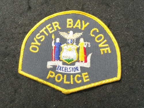 New York Village of Oyster Bay Cove Police patch Nassau Long Island old ...