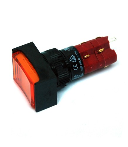 1pc DECA Push button Switch D16LAT2-2ab DPST Alternate AC/DC 12V / 24V Bulb Lamp | eBay