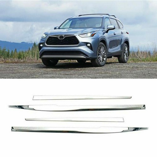 For Toyota Highlander 2020-2022 Chrome 4PCS Body Side Molding Line ...
