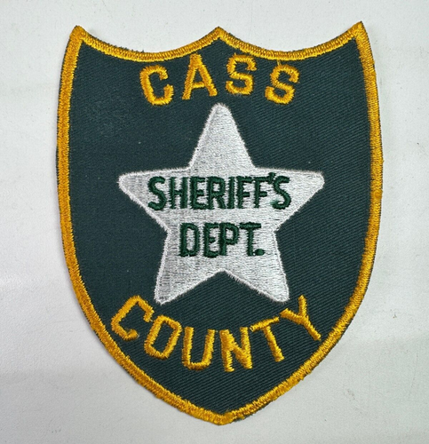 Cass County Sheriff North Dakota ND Patch W2 | eBay