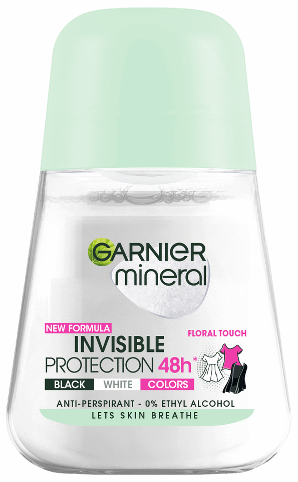 GARNIER Invisible Protection 48h Anti Marks Stains Roll On Deodorant | eBay