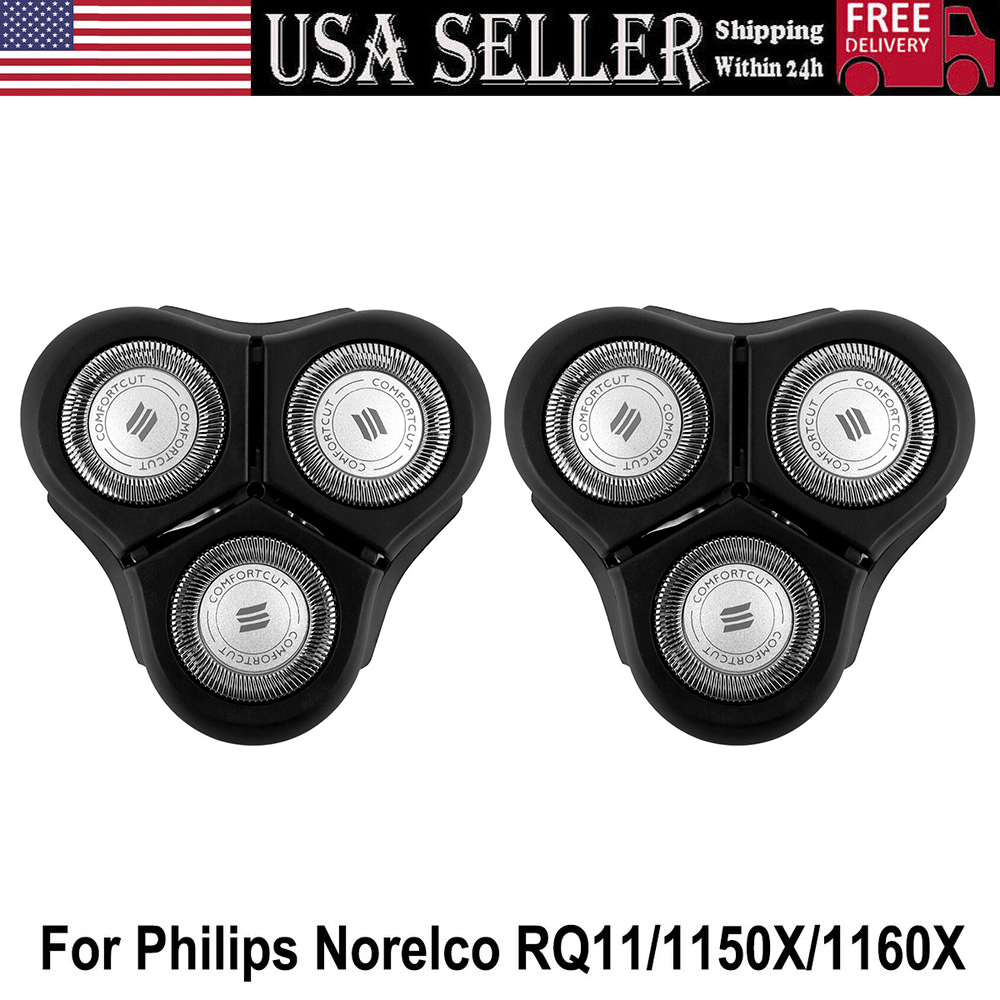2PCS For Philips Norelco RQ11 1150 1160X Shaver Razor Head Blade ...