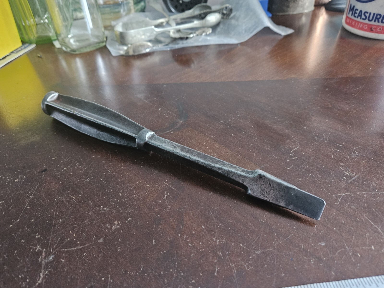 VINTAGE VLCHEK ALL STEEL SQUARE SHANK SLOTTED SCREWDRIVER FORDSON ...