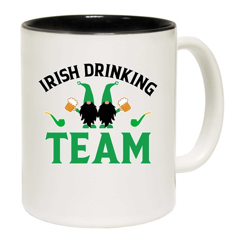 Irish Drinking Team St Patricks Day Ireland - Funny Novelty Coffee Mugs ...
