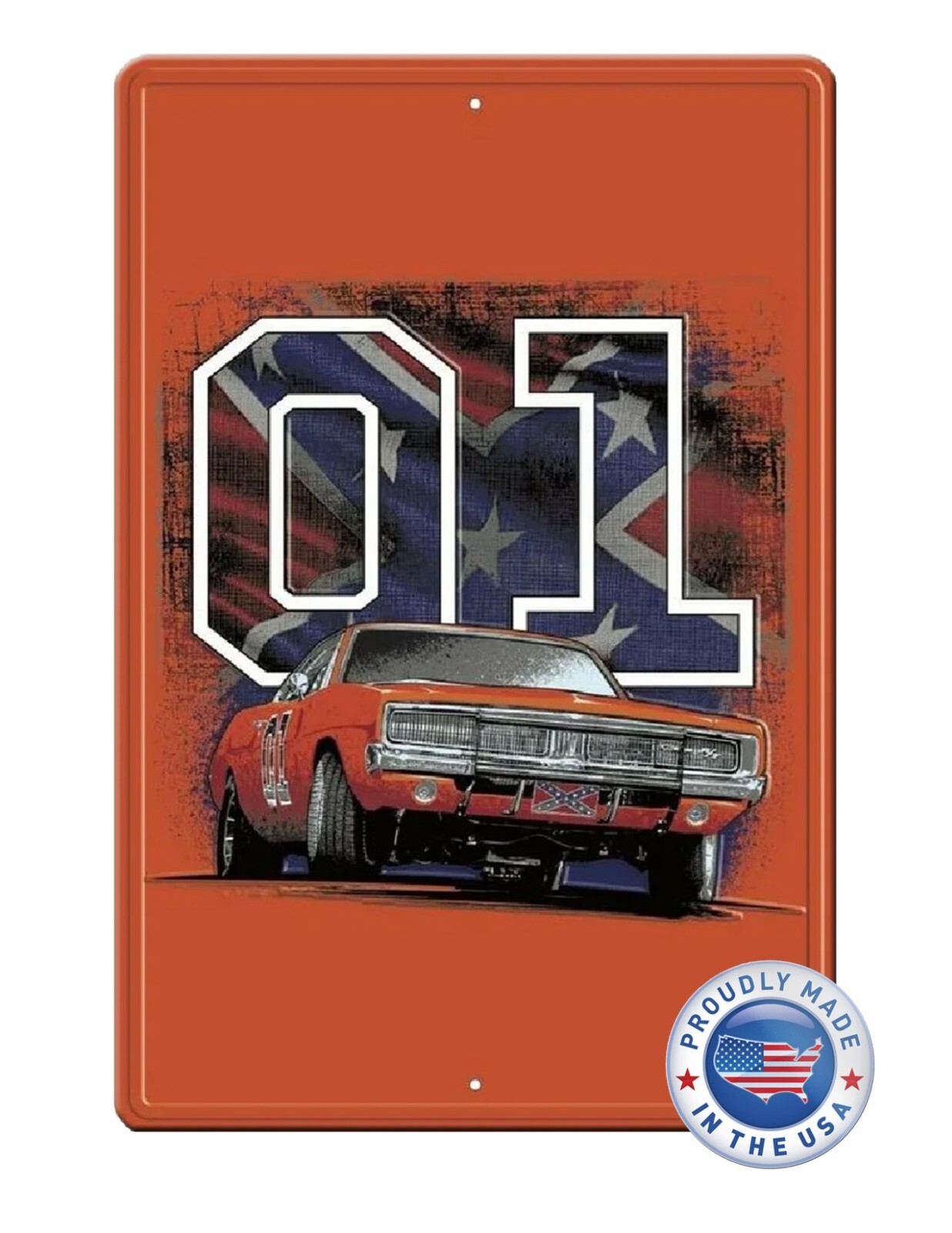 Retro Vintage Reproduction Dukes of Hazzard General Lee Aluminum Sign 8 ...