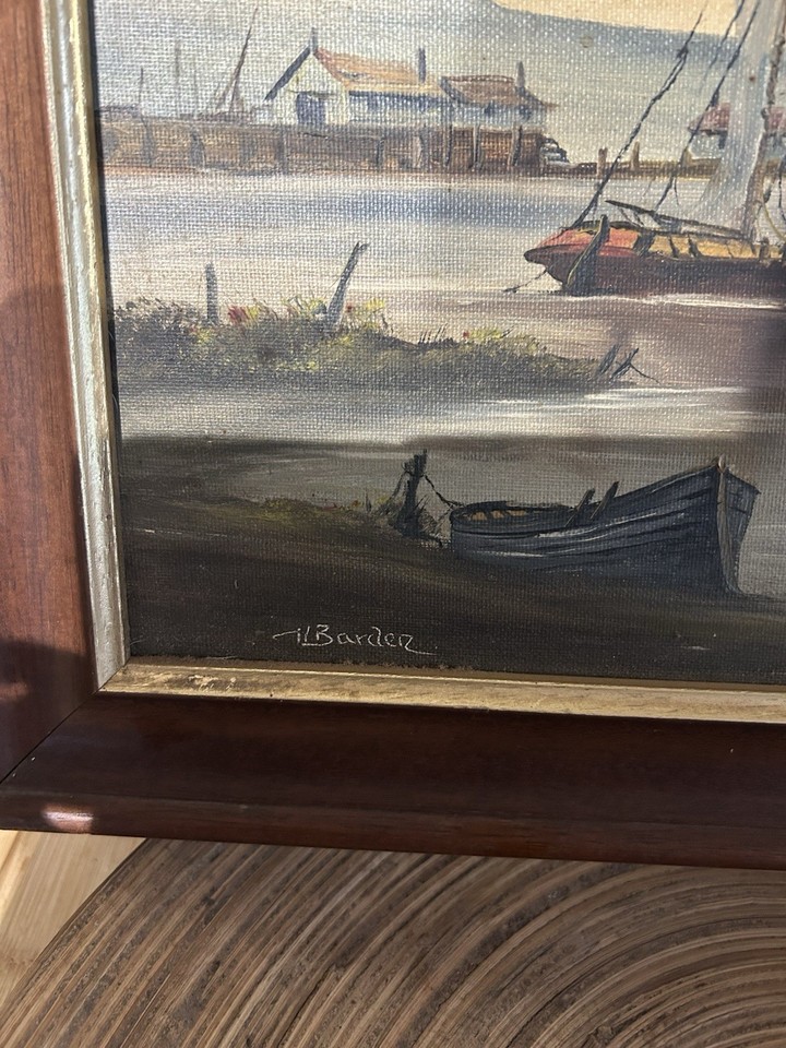 H Barden Oil Painting On Board | eBay UK