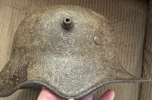 WWI WW2 M18 German Ear Cut Out Cavalry Talker Helmet Shell | eBay
