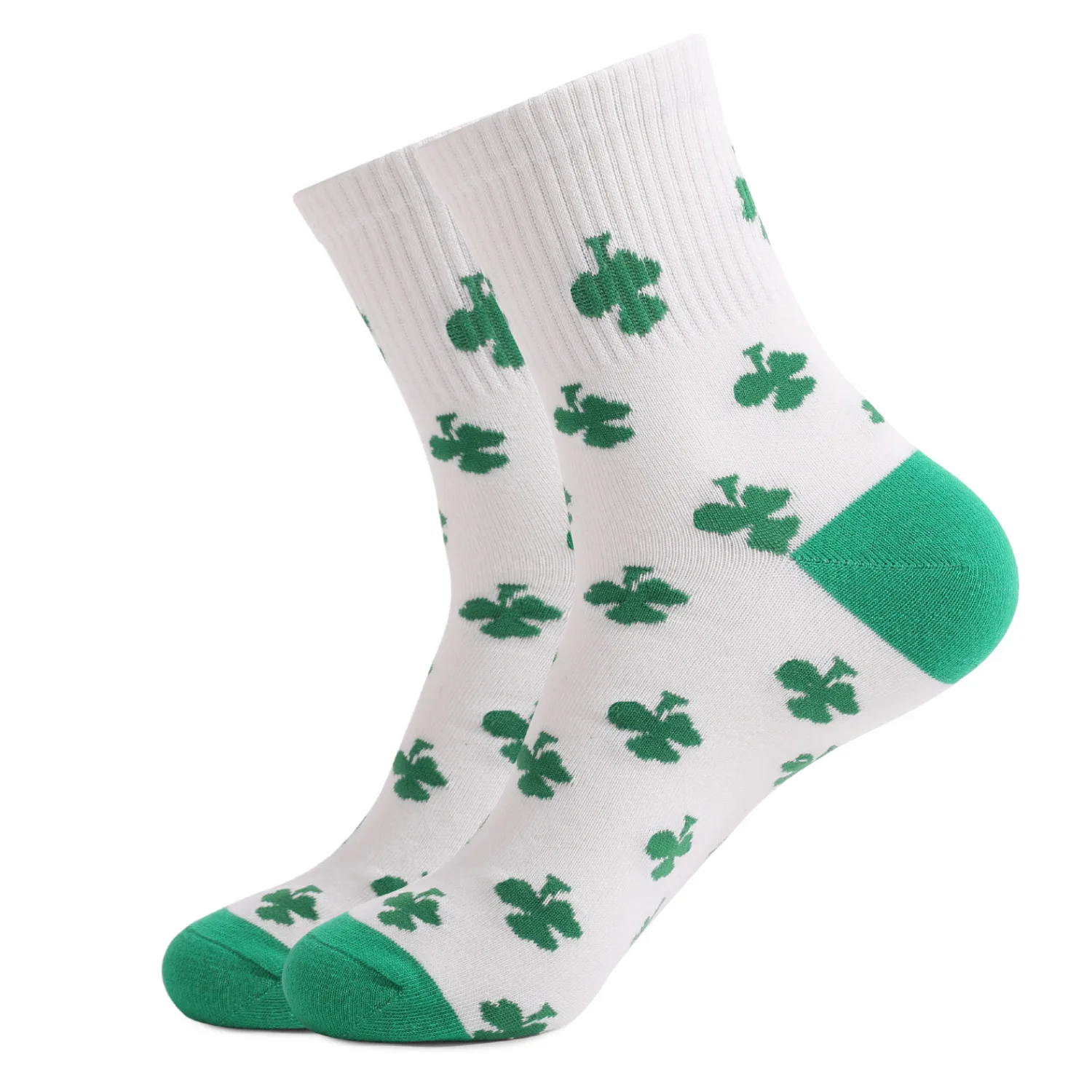 Shamrock Clover St Patrick’s Patty’s Socks Unisex Clothing Casual Men's ...