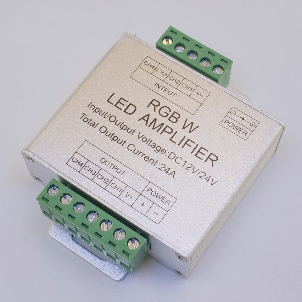 RGBW Amplifier LED strip RGB Repeater Controller signal transmission ...
