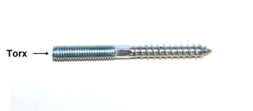 Stockschrauben M12 x 80 - 200mm , verzinkt , Torx , Holzschrauben | eBay