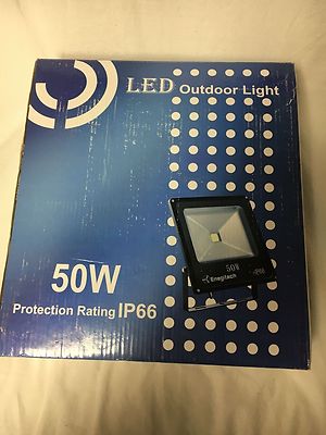 Enegitech 50W LED Flood Light, 150W HPS Bulb Equivalent, Super Bright ...