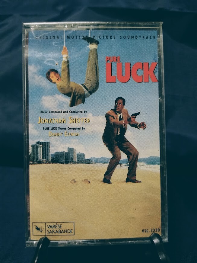 PURE LUCK Soundtrack CASSETTE - Jonathan Sheffer - Varese Sarabande ...