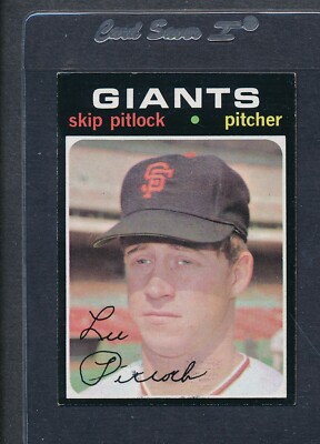 1971 Topps #019 Skip Pitlock Giants EX *10265 | eBay