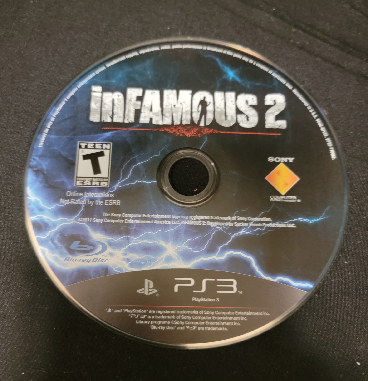 Infamous 2 PS3 - disc only - *TESTED* *WORKS* | eBay