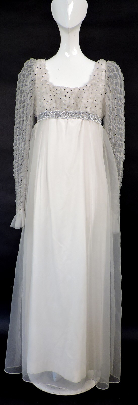 VINTAGE DESIGNER JEAN VARON MEDIEVAL EMPIRE WAIST ORG… - Gem