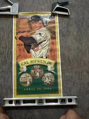 CAL RIPKEN TRIBUTE POSTER 2000 ORIOLES GIVEAWAY RARE 16X30" | eBay