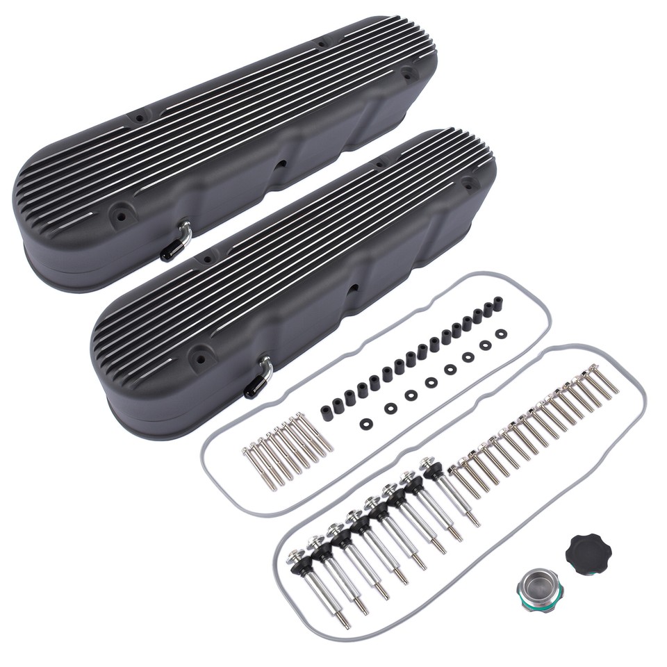 Aluminum Engine Valve Covers for All LS Engines Using LS1 LS2 LS3 LS6 ...