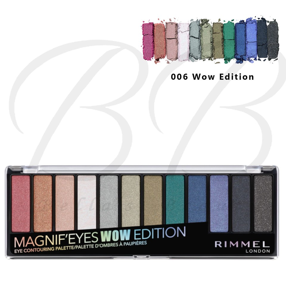 RIMMEL Magnif'eyes Eye Contouring 12 Pan Eye Shadow Palette NEW *CHOOSE ...