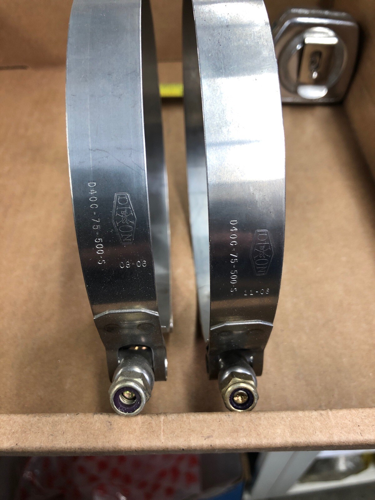 Dixon Boat Hose Clamp D40C-75-500-S | 5 Inch Stainless (Pair) | eBay