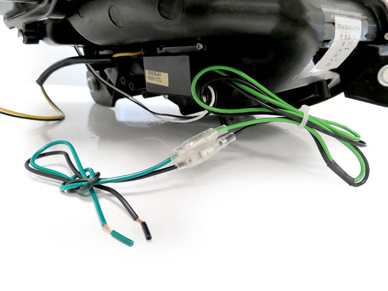 White LED DRL F56 Style Light Bar Headlights For 07-13 Mini Cooper R56 ...