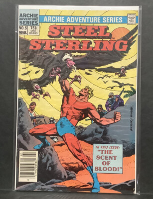 Steel Sterling - #5 - Archie - Newsstand - 1984 - FN | eBay