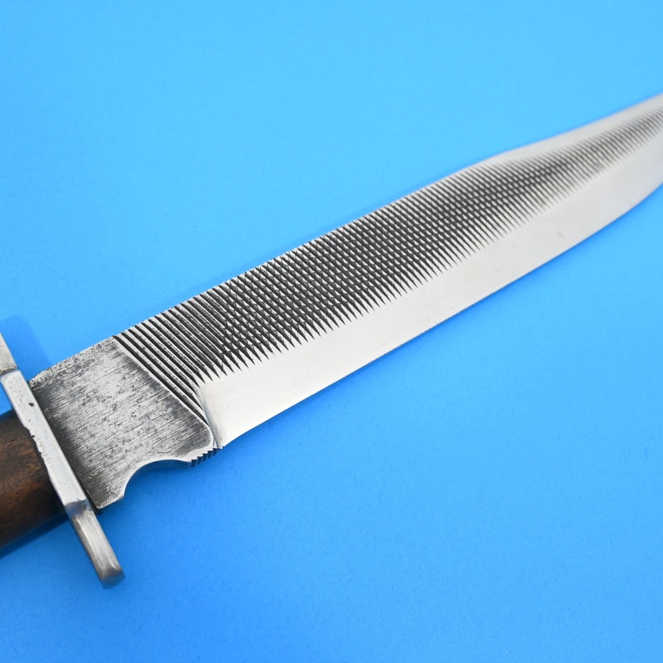 LARGE HANDMADE CUSTOM IMPRESSIVE NICHOLSON USA FILE BLADE BOWIEKNIFE | eBay
