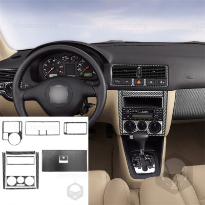 Carbon Fiber Full Kit Set Cover Sticker For VW Golf MK4 Jetta R32 Bora ...