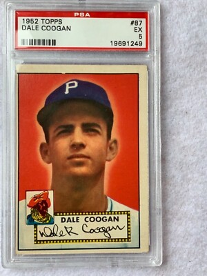 1952 Topps Baseball Dale Coogan Psa-5 #87 | eBay