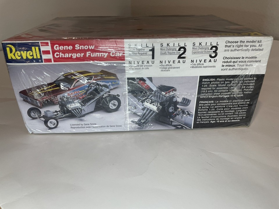 Revell Gene Snow Charger Funny Car 1:25 Model Kit Drag Racing 85-7619 ...