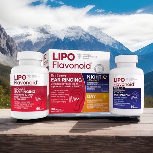 Lipo Flavonoid Day & Night Combo Kit, Tinnitus Relief for Ringing Ears ...