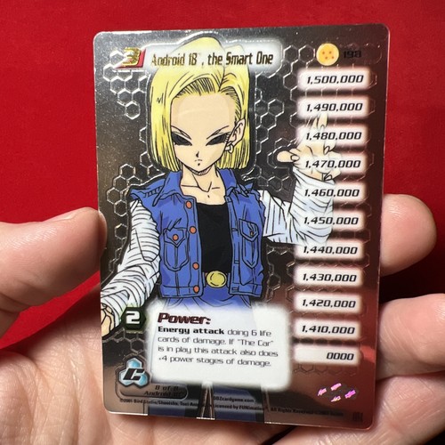 DBZ Dragon Ball Z Android 18, the Smart One High-Tech 198 Foil Limited ...