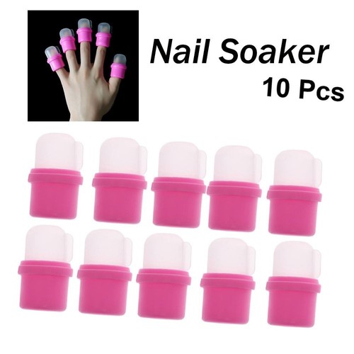 10pcs Reusable Practical Manicure Tools Nail Soak Off Clips for Uv Gel ...