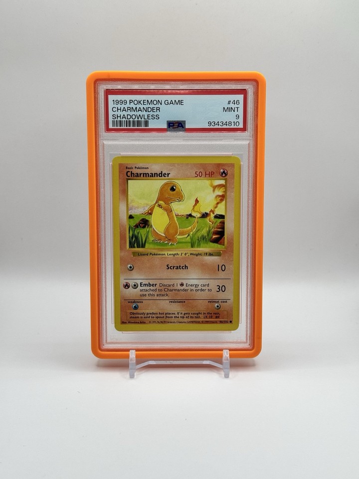 Pokemon Base Set Shadowless Charmander #46 1999 PSA MINT 9 | eBay