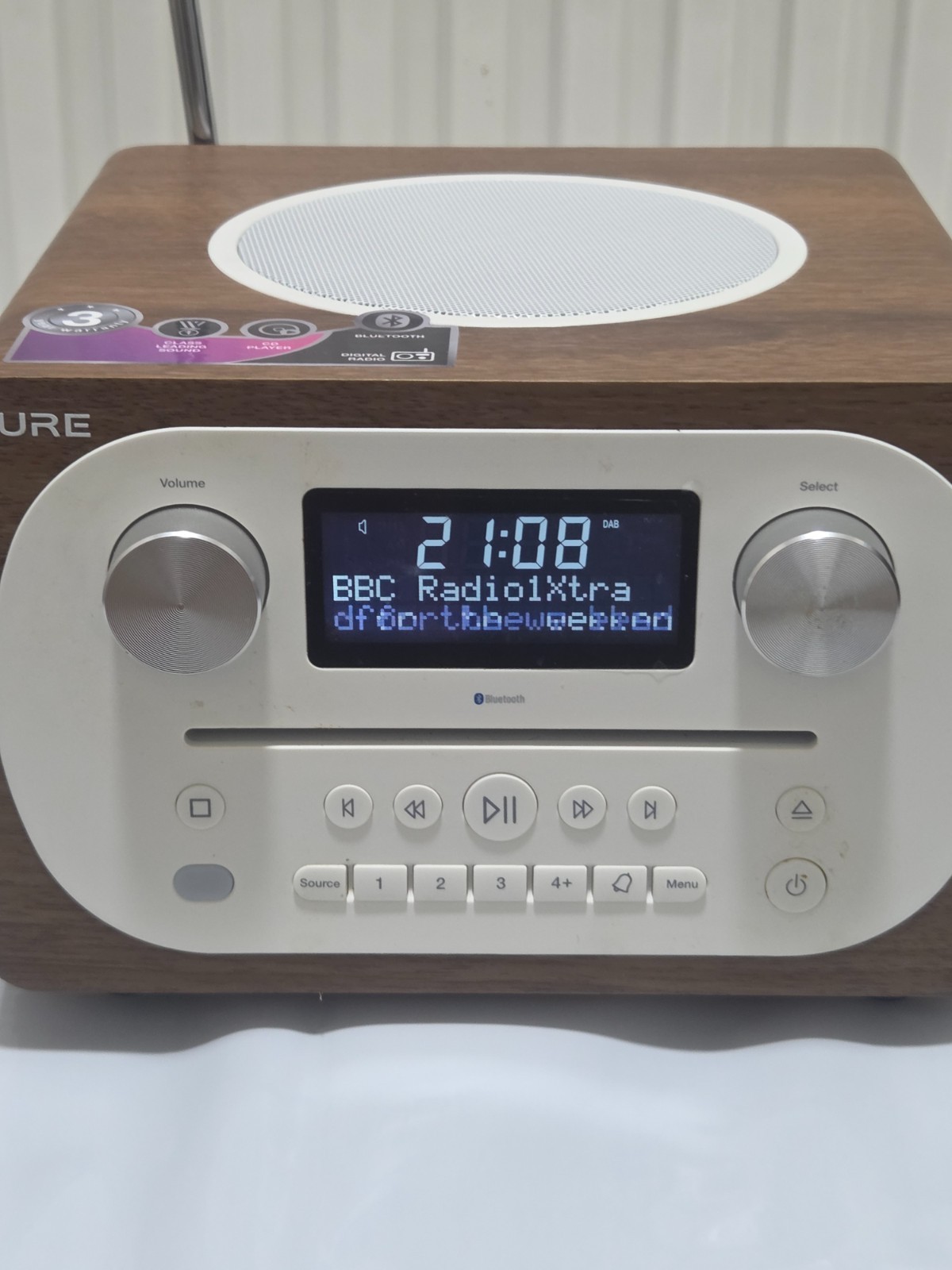 PURE Evoke C-D4 All in One Music System DAB Radio CD Player Bluetooth ...