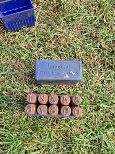 Vintage Imperial Steel Marking Stamps 6mm | eBay Australia