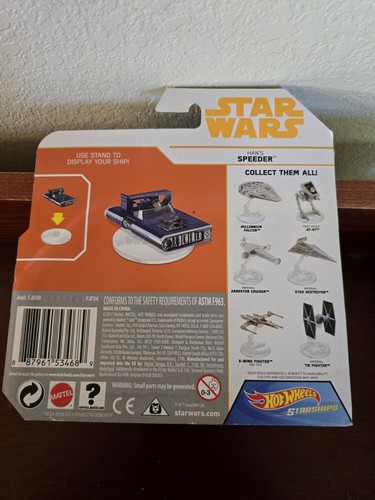 Hot Wheels Star Wars Starships Han Solo Series Han's Speeder 2018 New Sealed | eBay