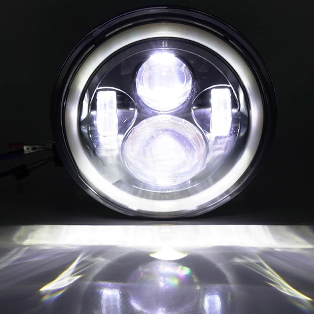 7" Inch Round LED Headlight For YAMAHA XJ XS 250 400 600 650 750 850 ...