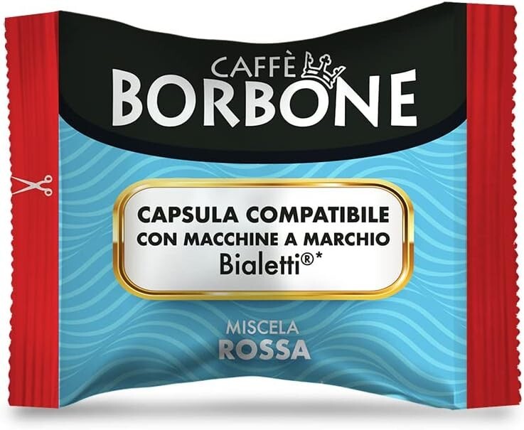 100 Capsule Caffe Borbone Miscela Red Compatibili con Bialetti (Gioia e ...