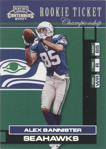 2001 Playoff Contenders - Rookie Ticket Championship Ticket #102 Alex ...